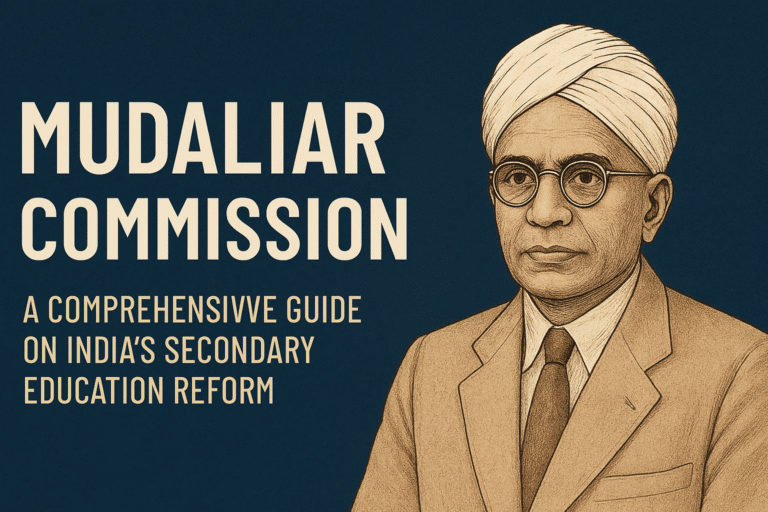 Mudaliar Commission : A Comprehensive Guide on India’s Secondary ...