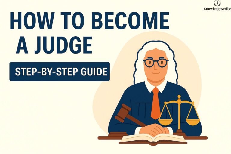 How to Become a Judge in India, Step-by-Step Guide 2025