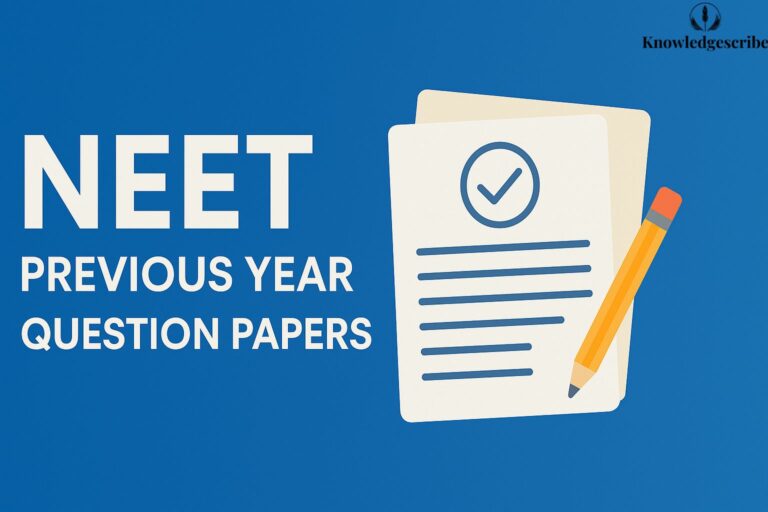 NEET Previous Year Question Papers PDF with Solutions Free Download
